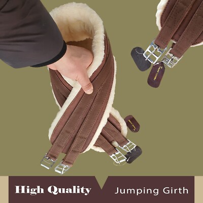 Fleece Lined Jumping Girth Show Jumping & General Use horse girth For ...