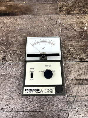 Leader LPM 8000 LPM8000 Laser Diode Power Meter Unit Only *TESTED ...