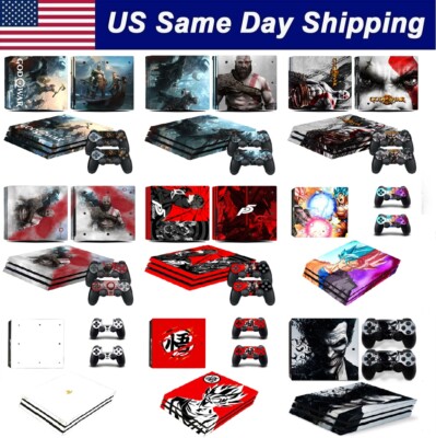 Customized Vinyl Decal Sticker Skins Cover for PS4 Pro Console & 2 ...