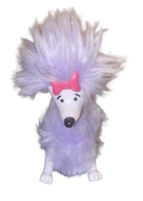 Clifford The Big Red Dog Cleo Purple Poodle Figure Movable Fluffy Hair ...