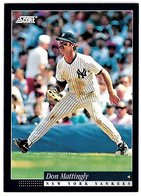Don Mattingly 1993 Score #23 Baseball Trading Card (Excellent Condition ...