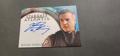 Stargate Atlantis Season One Boyan Vukelic Autograph Card | eBay