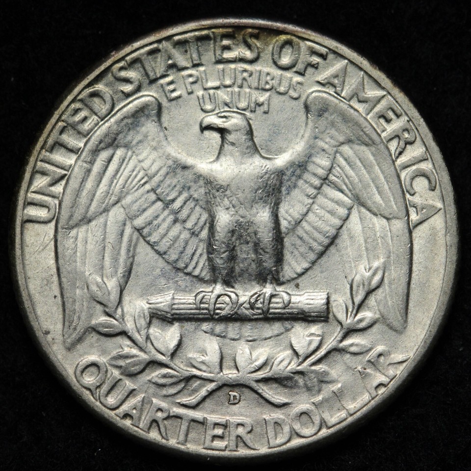 1939-D Washington Silver Quarter BU *UNCIRCULATED* MS TONED E185 QZEE | eBay