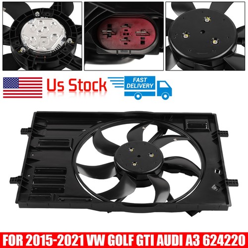 Electric Radiator Cooling Fan Assembly For 2015-2019 Volkswagen E-Golf ...