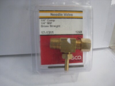 LASCO 17-1311 1/4-Inch Compression by 1/4-Inch Male Pipe Thread Needle ...