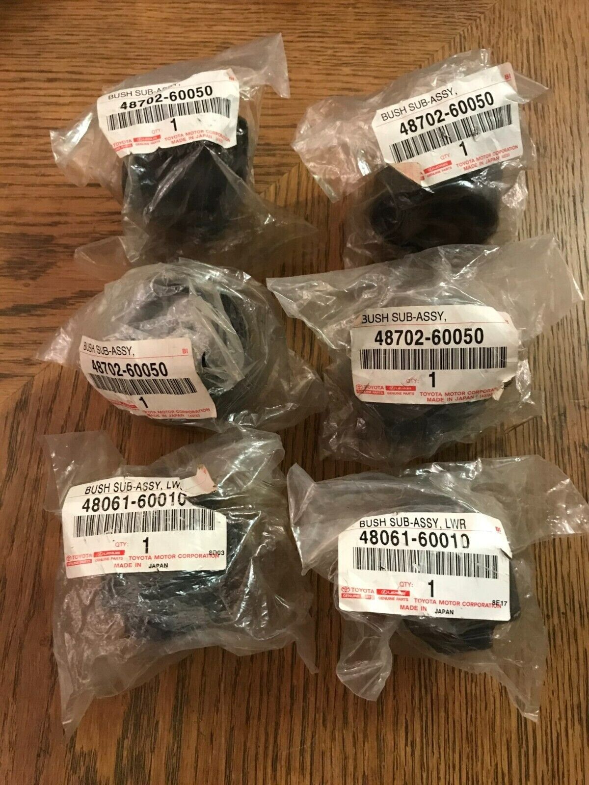 TOYOTA Lower & Leading Arm Bush 48061-60010 48702-60050 Land Cruiser ...