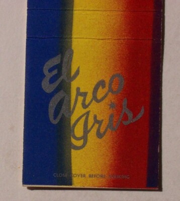 1950s El Arco Iris Isla Verde PR Carolina Co Matchbook Puerto Rico | eBay