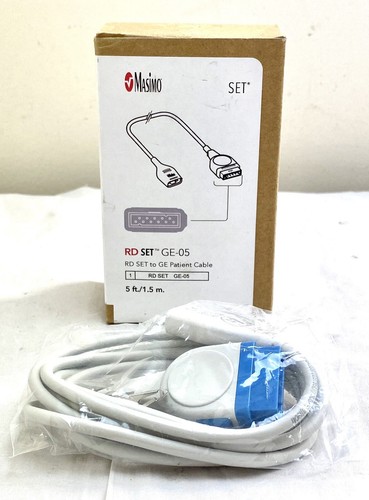 NEW MASIMO RD SET GE-05 SpO2 TRUNK CABLE 5ft | eBay UK