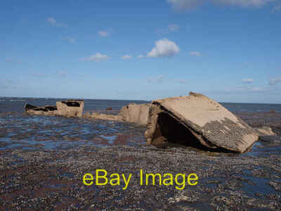 Photo 6x4 Remains of the MV Creteblock Whitby/NZ8910 Wreck of concrete ...
