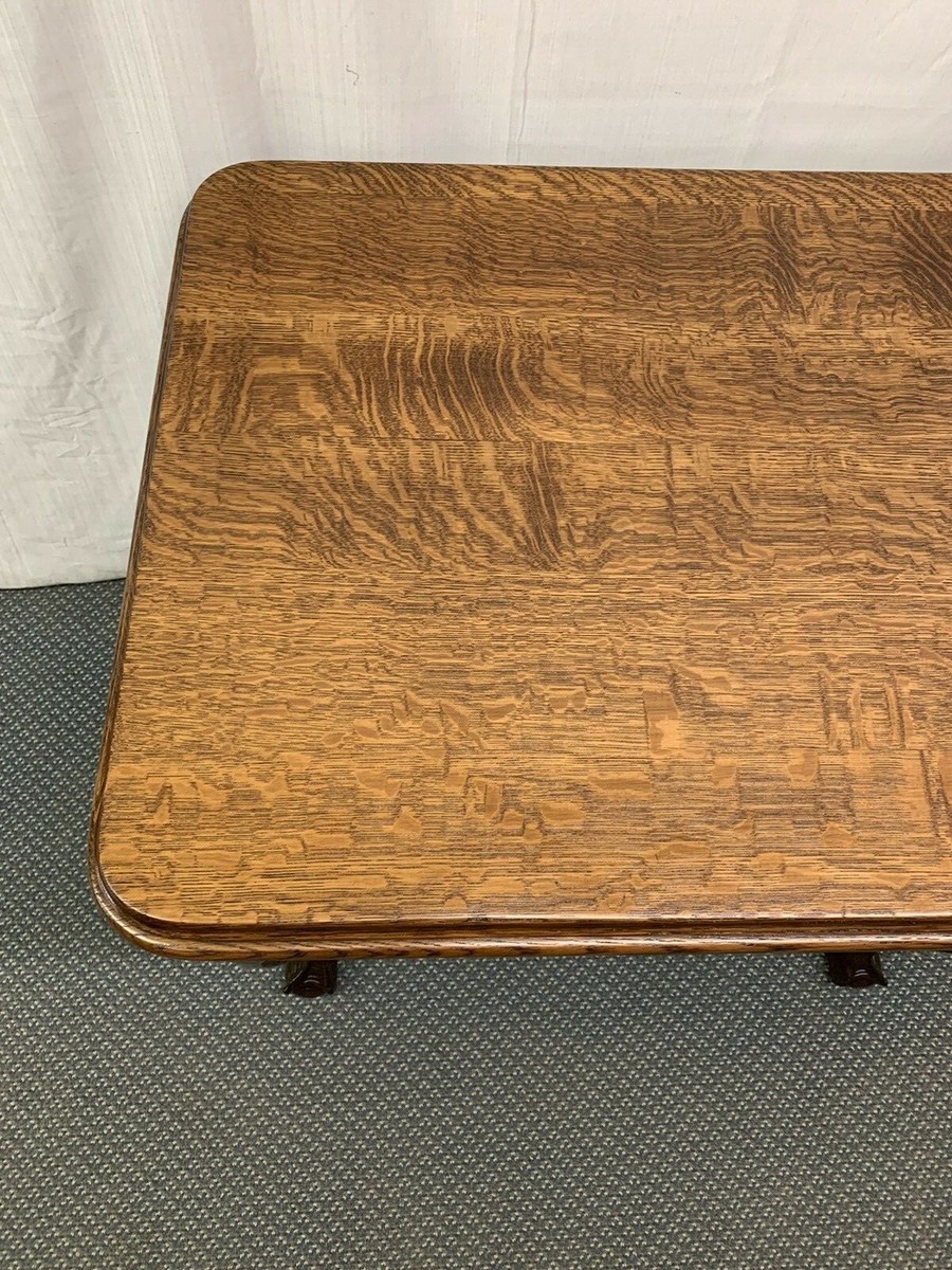 Antique Claw Foot Library Table Antique Mahogany Ball And Claw Foot