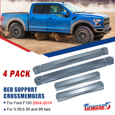 4PCS Truck Bed Supports Rails Crossmembers For Ford F150 2004-2014 ...