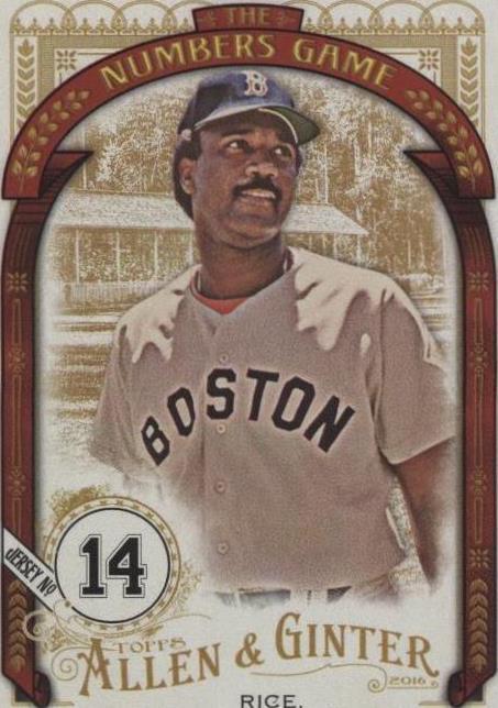 2016 Topps Allen & Ginter - The Numbers Game Jim Rice #NG-74 for sale ...