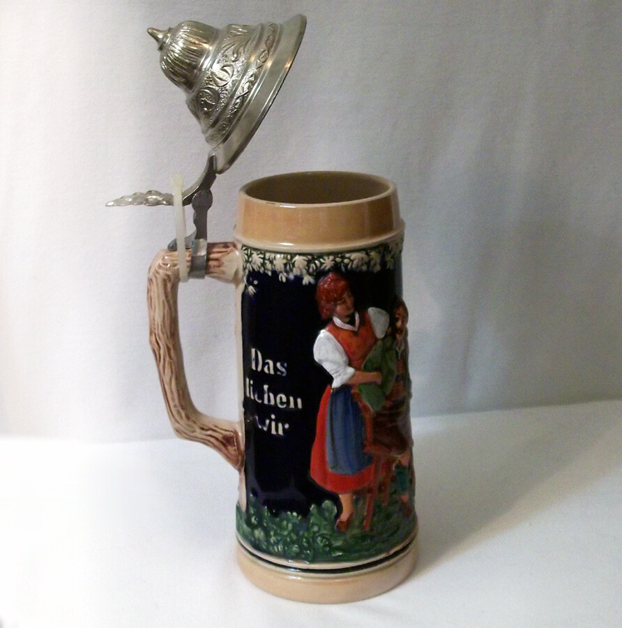 German Beer Stien Original Gerz Gerzit Olympia Beer West Germany Mug ...