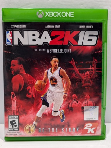 NBA 2K16 Basketball Stephen Curry Microsoft Xbox One Game 710425495984 ...