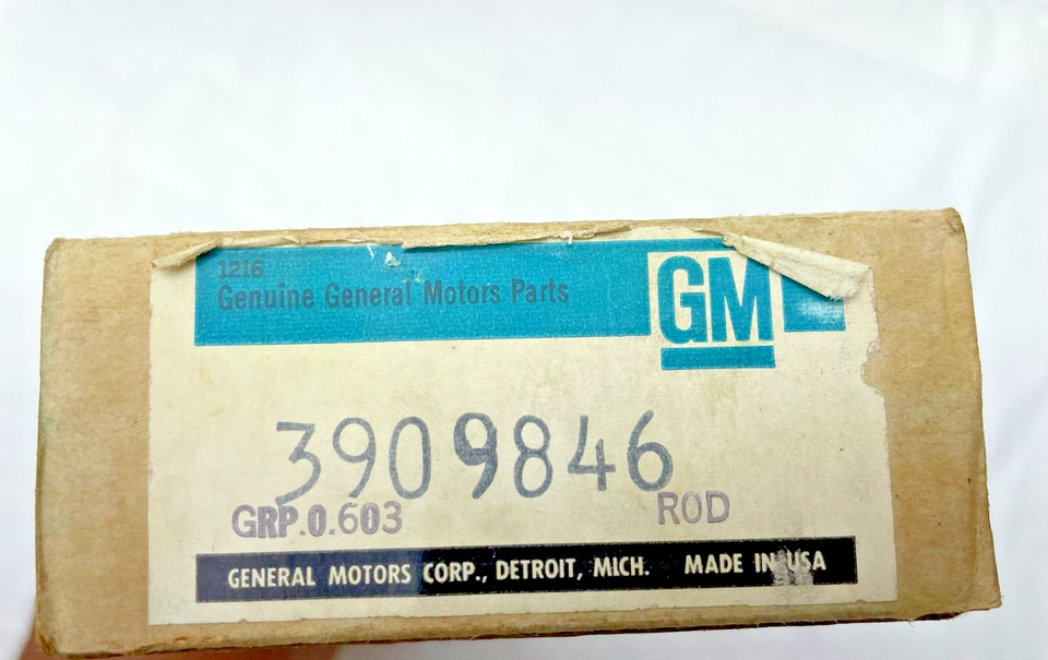 1967-69 NOS GM Forged Dimple Rods New Old Stock Big Block 396 402 427 ...