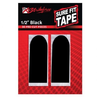 (1 Pack) KR Strikeforce Sure Fit Bowling Thumb Insert Tape 1/2" Black ...