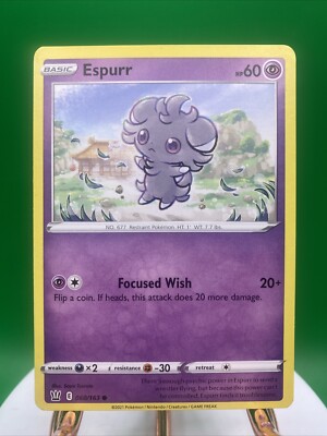 Espurr - Pokemon TCG Trading Cards - Battle Styles - 060/163 - Common ...
