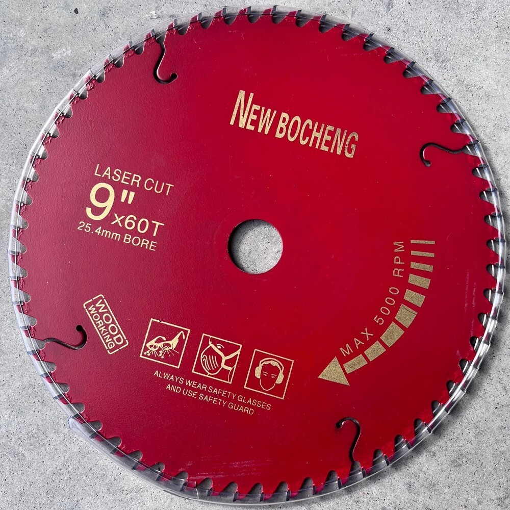 circular saw blade 9"inch 230mmX3X25.4X60t cut wood sawblade tct ...