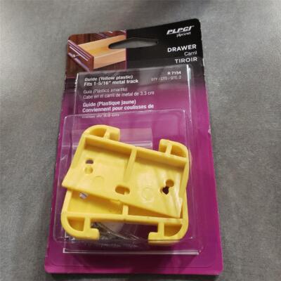 = PLPCI Drawer Guide Yellow Plastic 1-5/16" Metal Track R7154 NEW | eBay