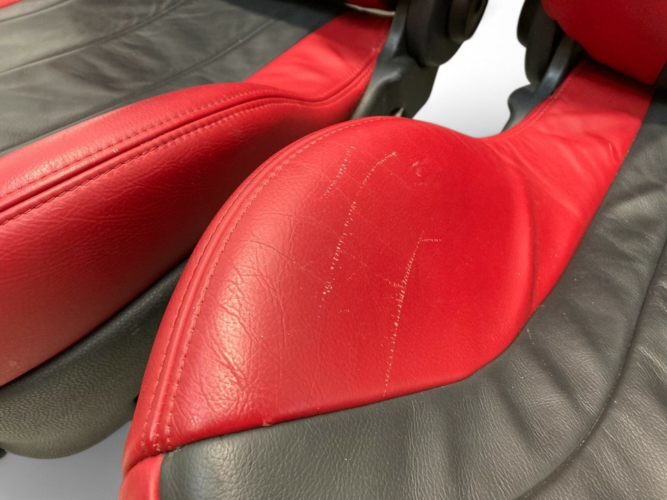 Mini Cooper MC40 Seats Red and Black Leather 2002-2004 R50 R53 472 | eBay