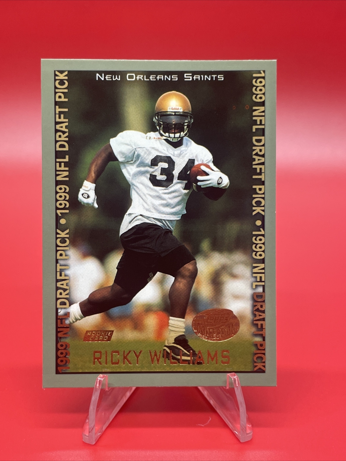 Ricky Williams 1999 Topps Collection #329 Rookie Card RC-New Orleans ...