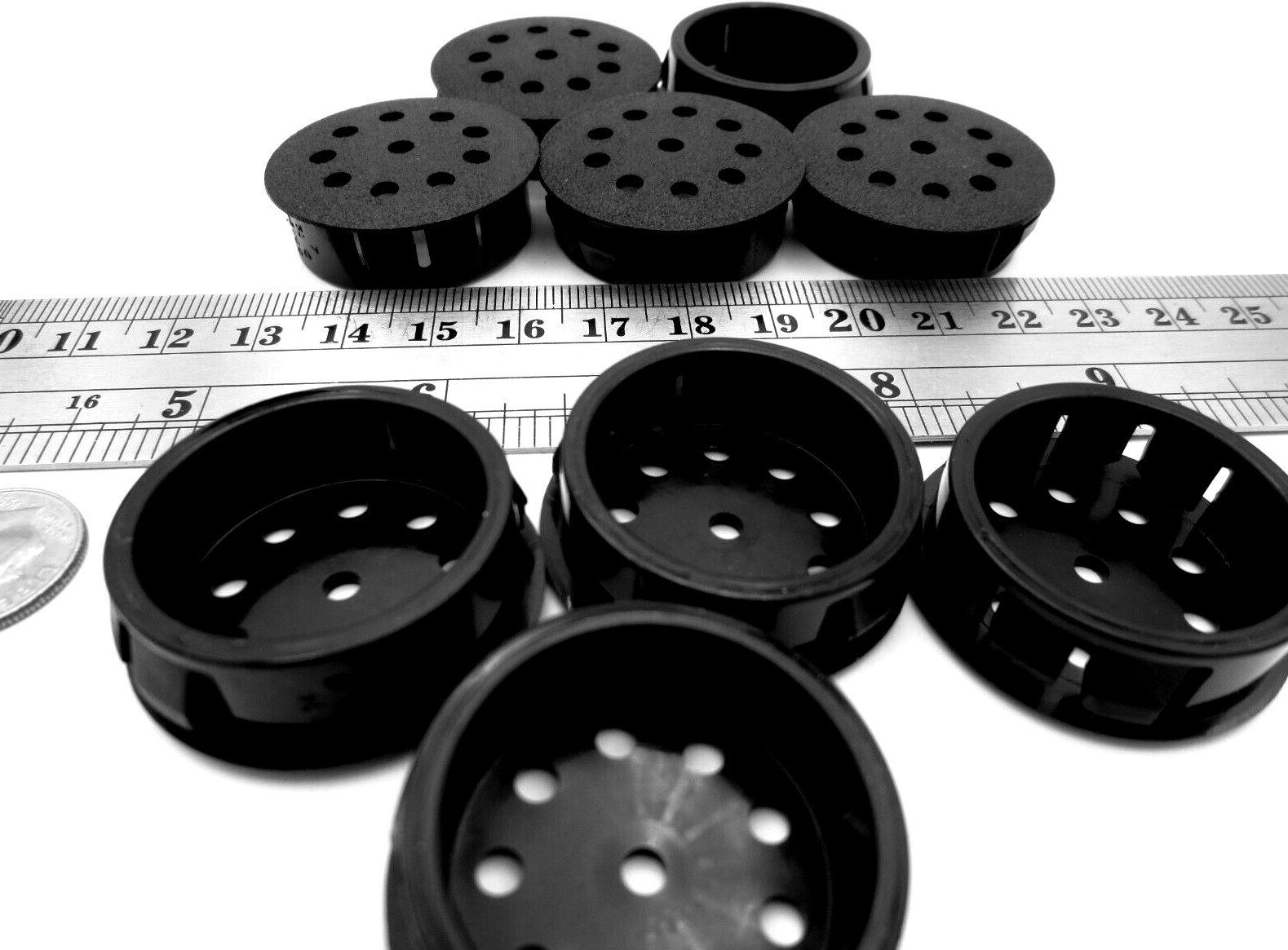 Panel Plug Cap Fit 1" Round Hole, Sheet Metal Hole Plug, Fit Up To 1/8 ...