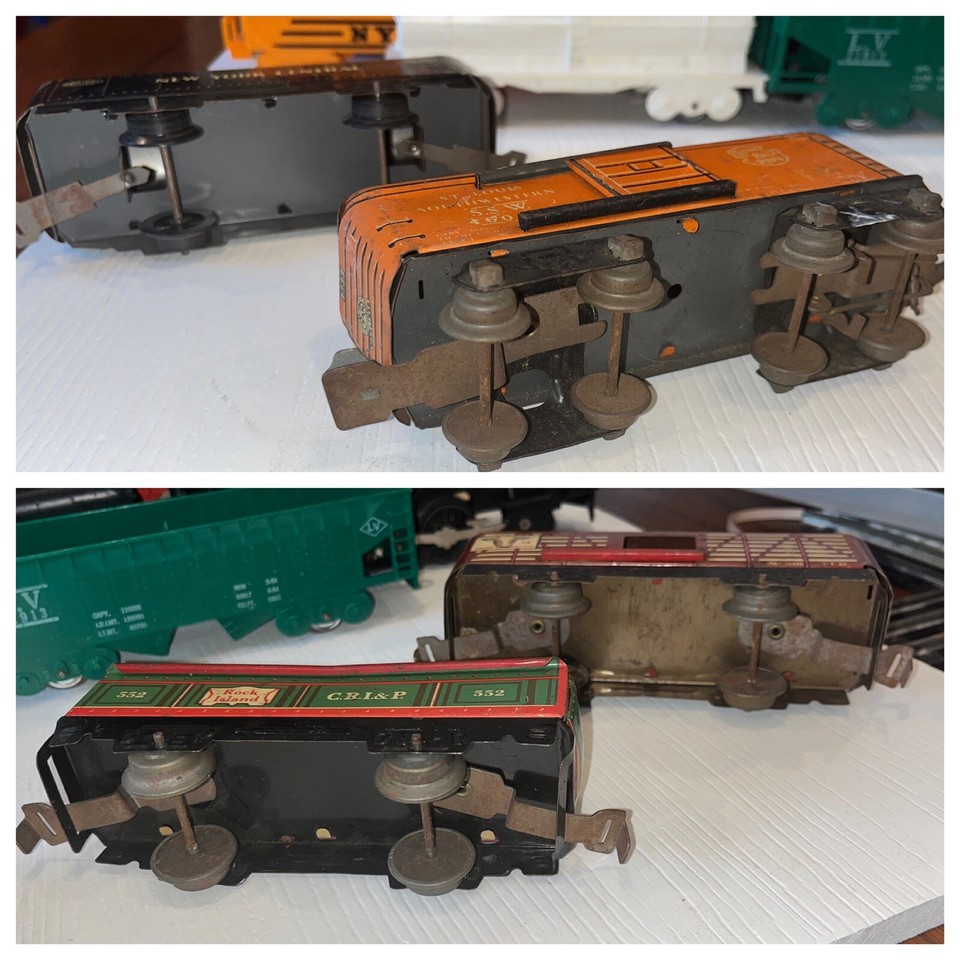 Vintage Marx Electric Train Set 4553 Tracks Village Transformer Bonus 4 ...