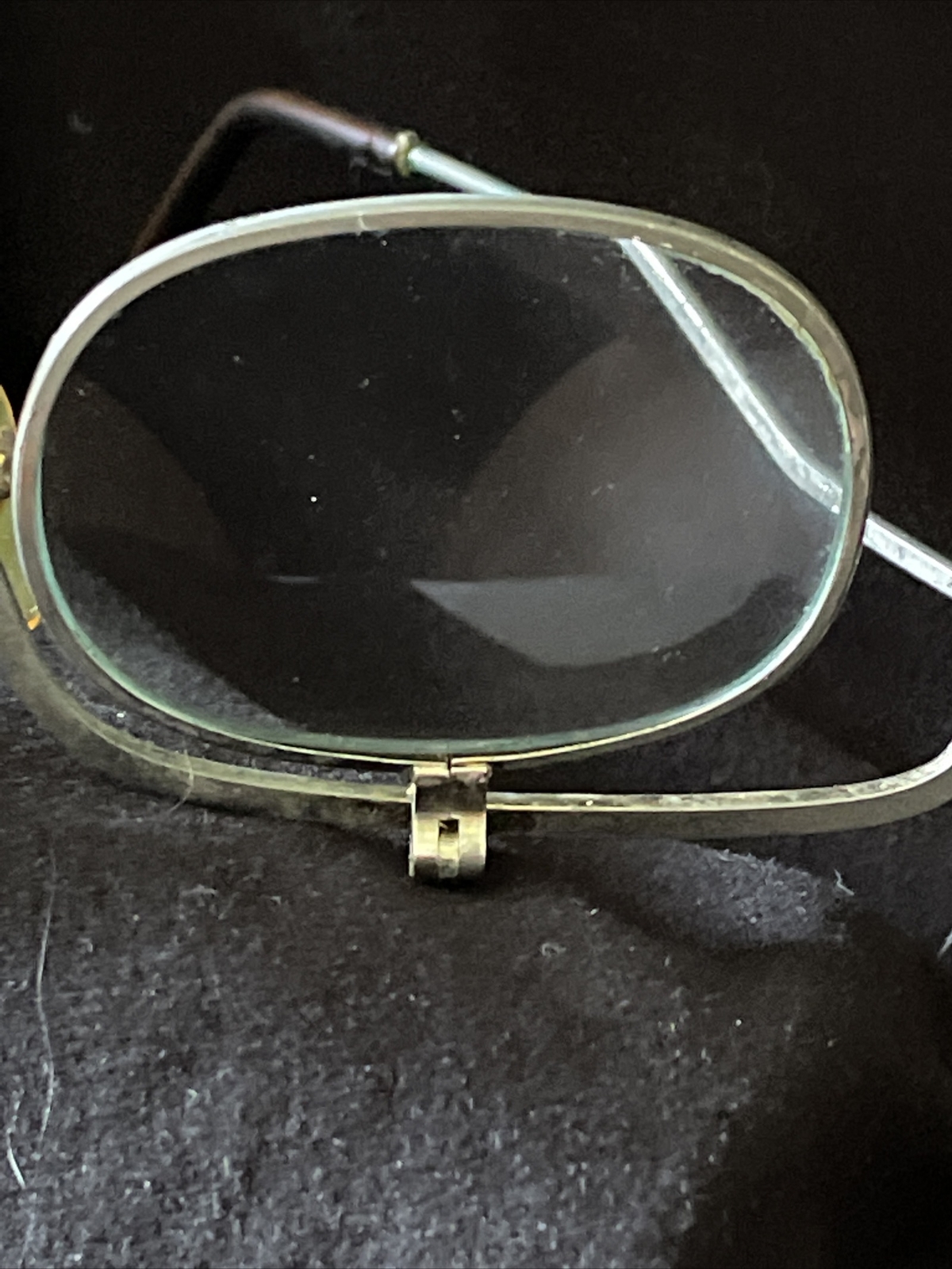 1960's Vintage Flip Down Lenses Reading Glasses Silve… - Gem