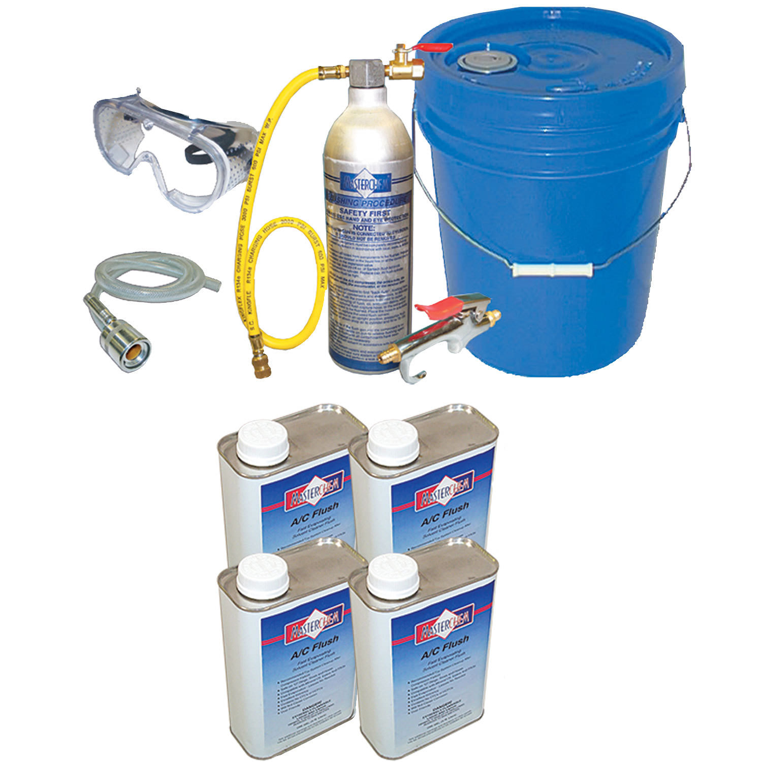 BASIC AUTOMOTIVE AC SYSTEM FLUSH STARTER KIT | eBay