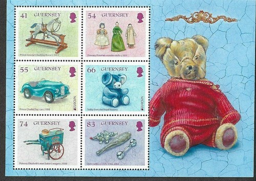 Guernsey- Christmas Bygone Toys-Teddy Bears min sheet mnh | eBay