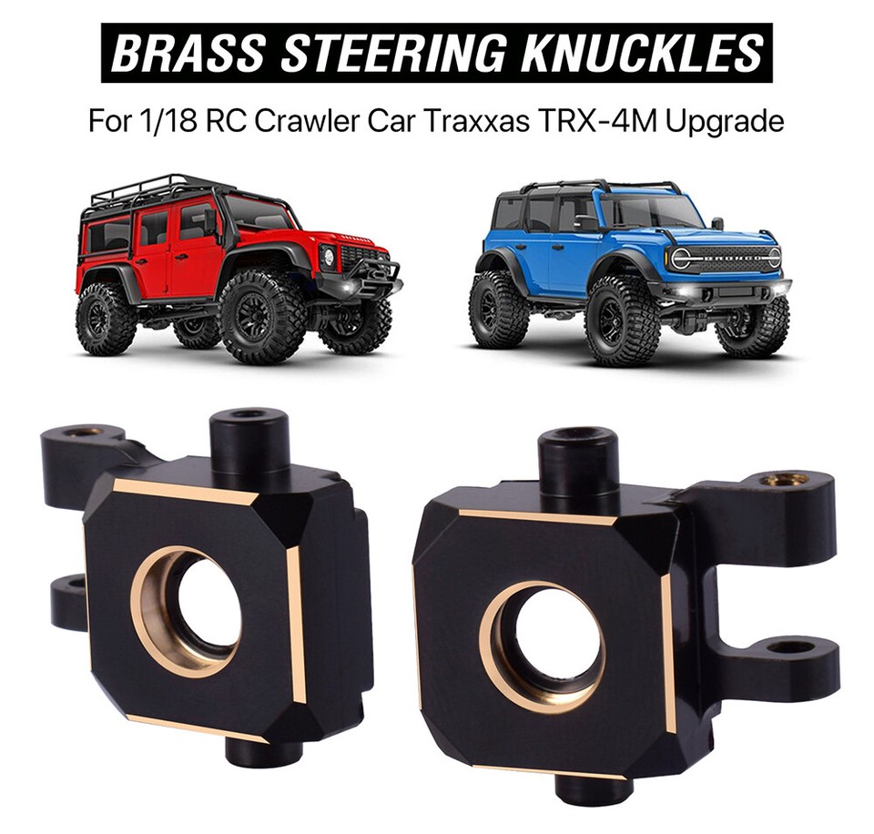 2x Brass Knuckles Steering Block Knuckle für Traxxas RX-4M 1/18 RC ...