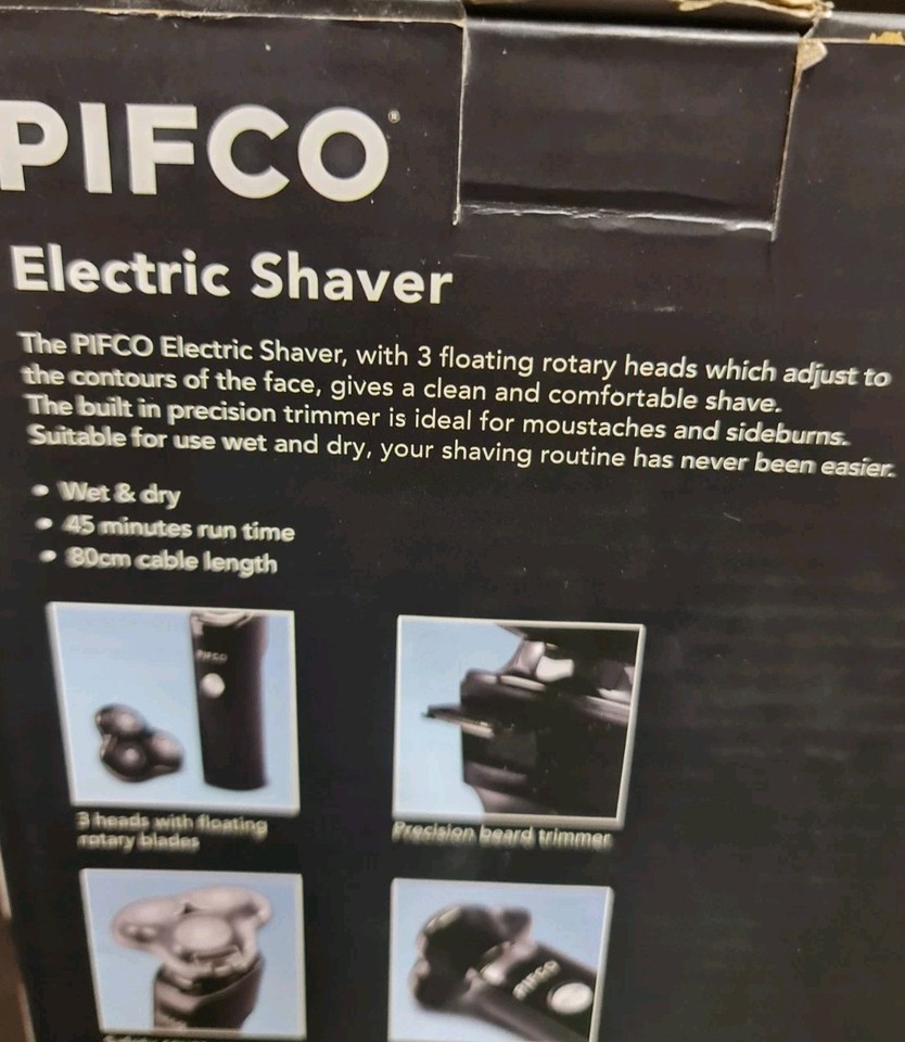 PIFCO - Electric Shaver - Wet & Dry - 206114 ⭐️⭐️⭐️⭐️⭐️ ️ 5021961206114 ...