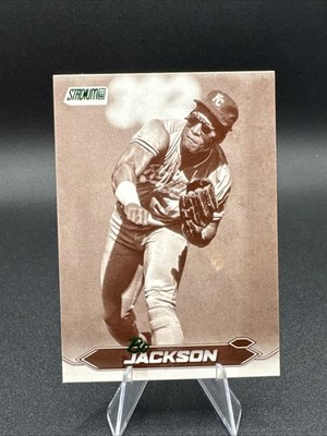 Bo Jackson 2024 Topps Stadium Club #185 Sepia Green Foil Parallel ...