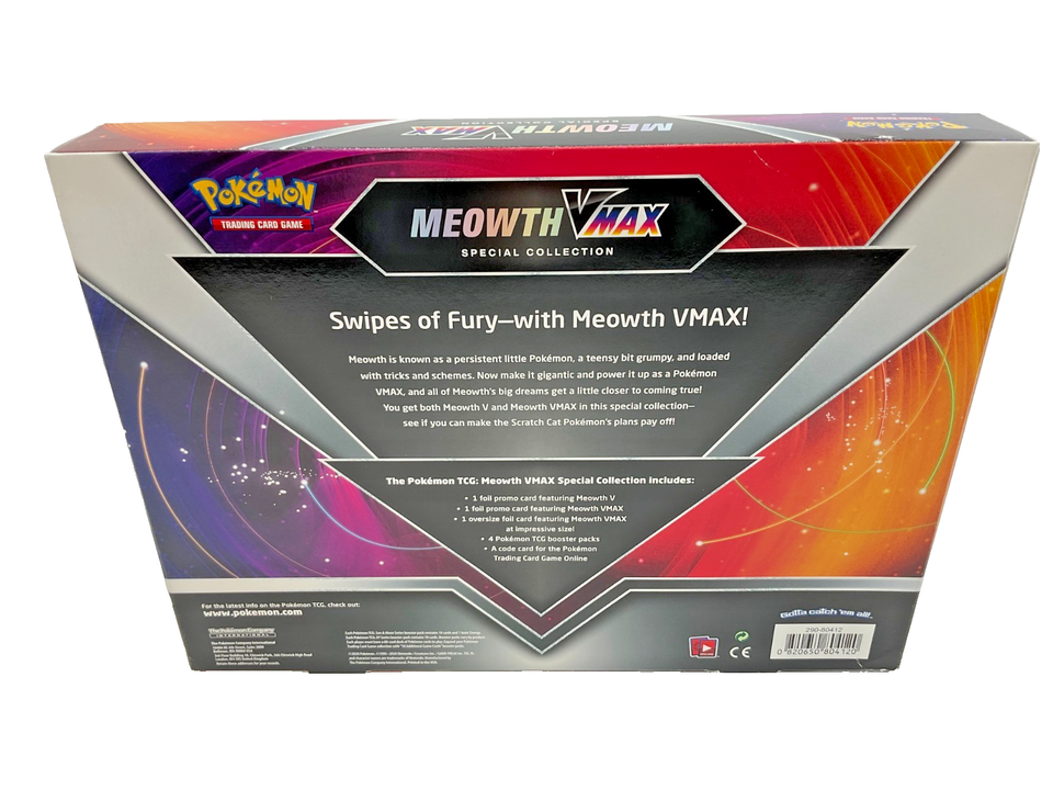 Pokemon TCG: Meowth V-Max Special Collection Box Sealed | eBay