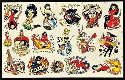 Vince Ray STICKER SHEET Decal Silkscreen Print Full Color Press Check ...
