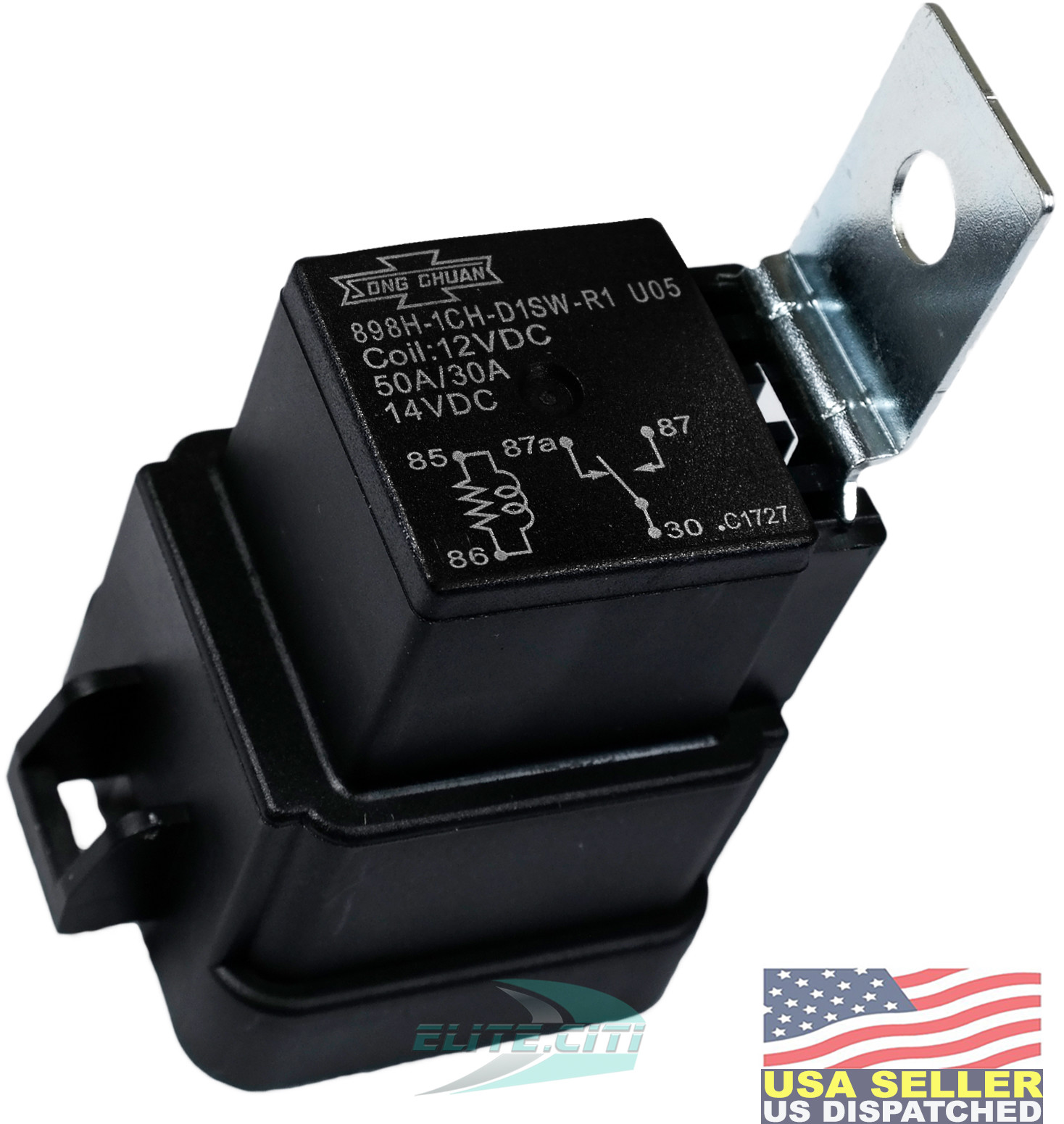 Song Chuan 898H-1CH-D1SW-R1-U05-12VDC Automotive relay, Form 1C ...