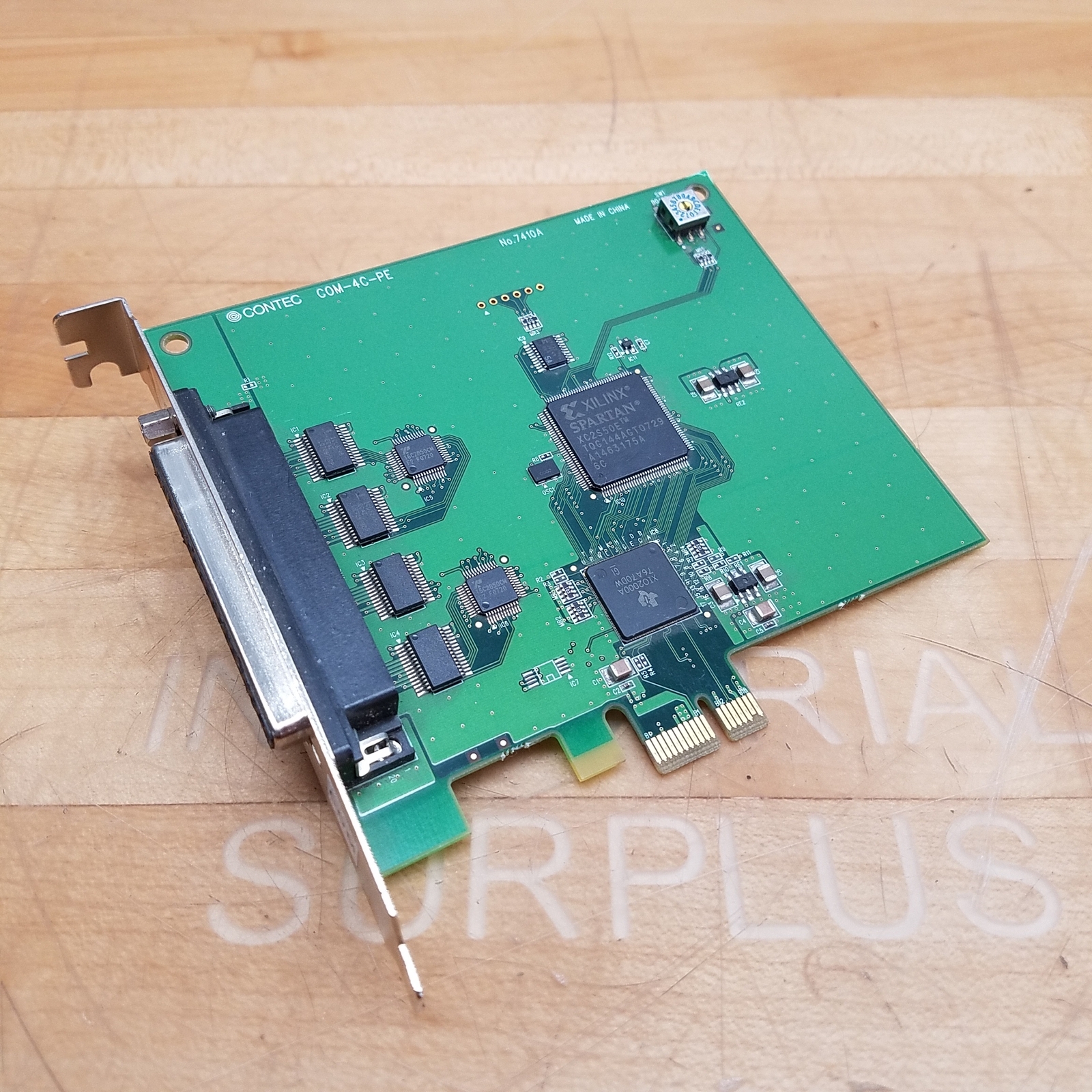 Contec COM-4C-PE Serial Communication PCI Express Card RS-232C for sale ...