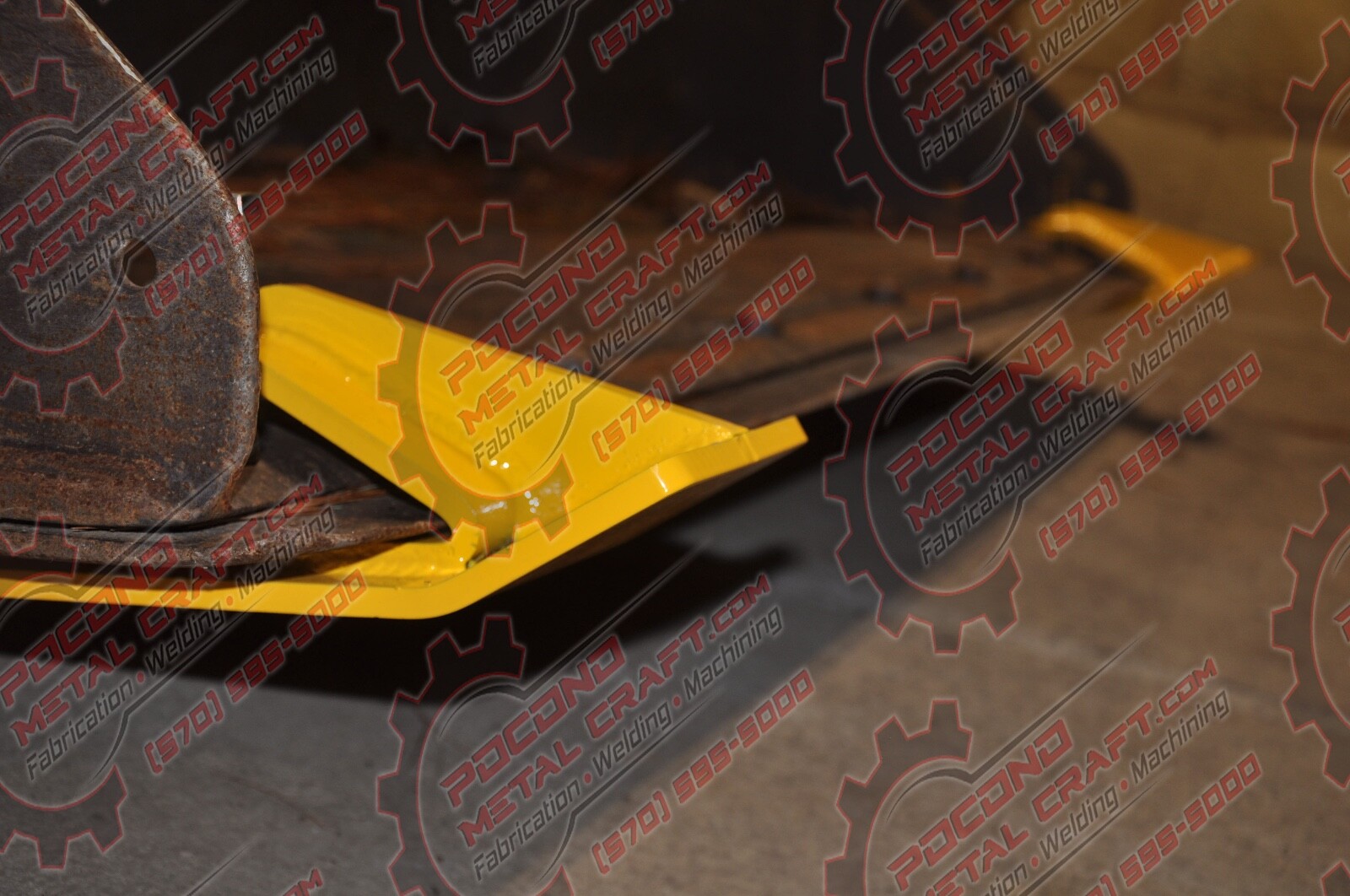 Tractor Bucket Ski Edge Turf Tamer Skid Protector Snow Removal ...