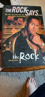WWF BOOKS BY THE ROCK, MANKIND MIC FOLEY, CHRIS JERICHO | eBay