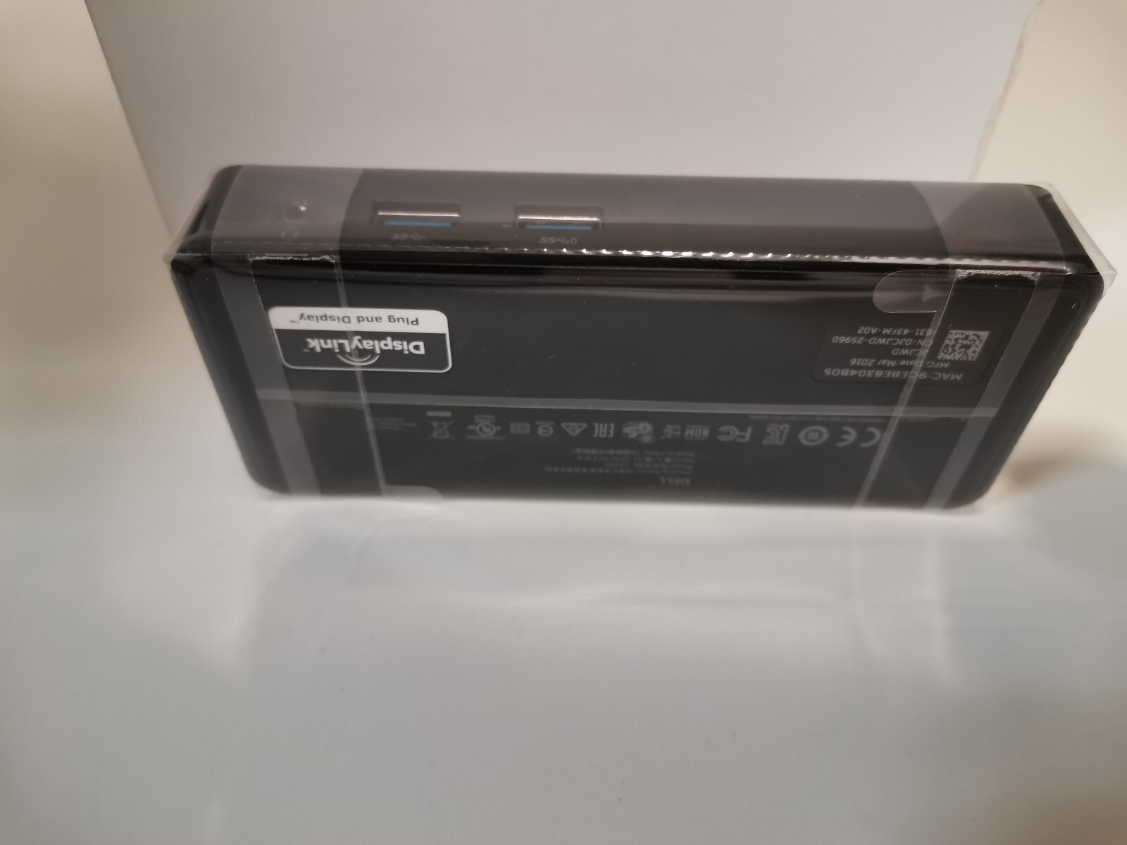 Dell D1000 USB 3.0 Full HD Dual Video Docking Station Universal Dock ...