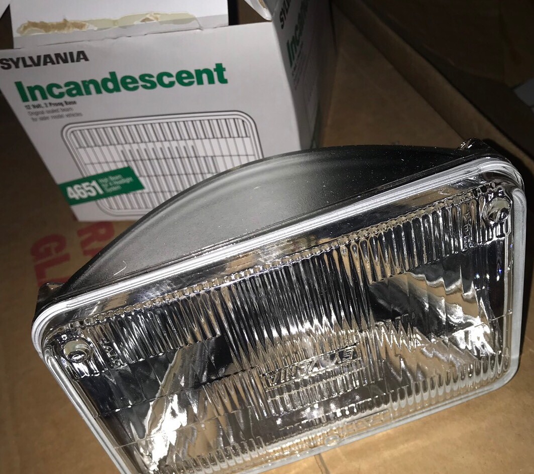 2x 4651 Sylvania Headlights High Beam For 4 Headlight System | eBay
