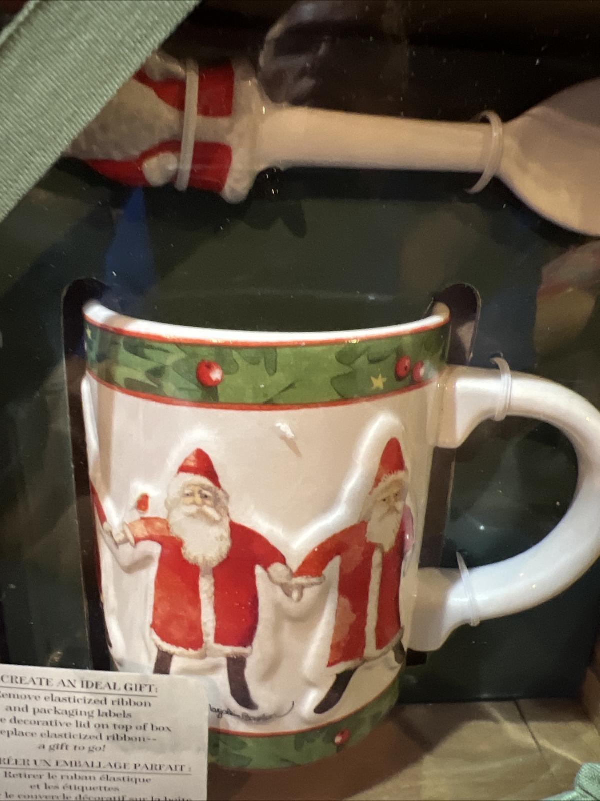 Hallmark Natures Sketchbook Christmas Santa Coffee Mug Set INV1708 for ...