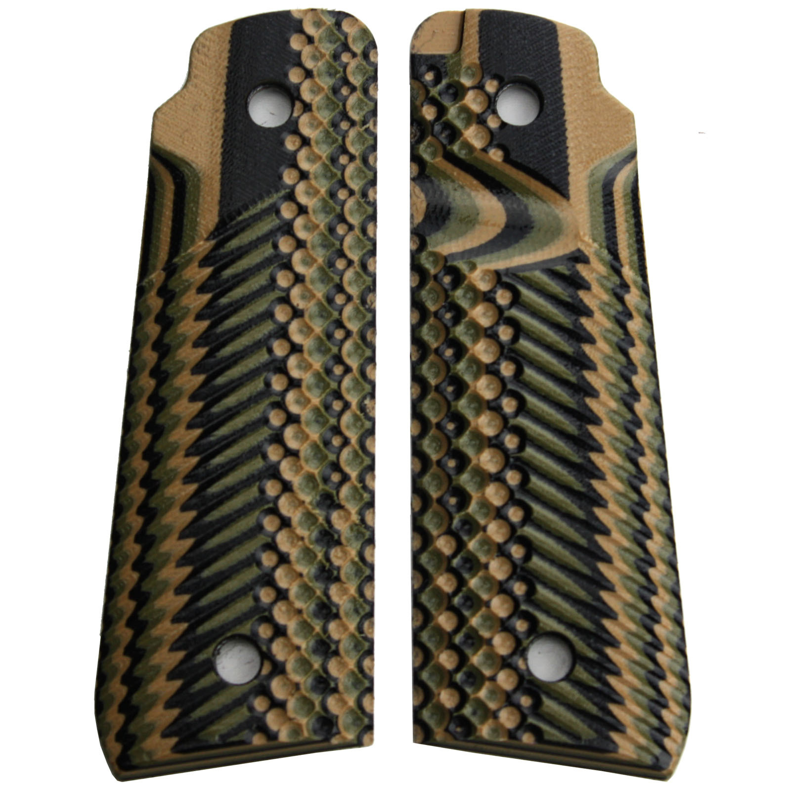 Ruger Mark IV 22/45 Lite Grips G10 Slash Burn Design Fits Ruger 22 45 ...