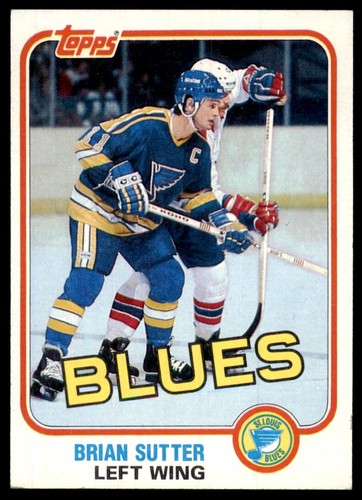 1981-82 Topps Brian Sutter D Hockey Cards #122 | eBay