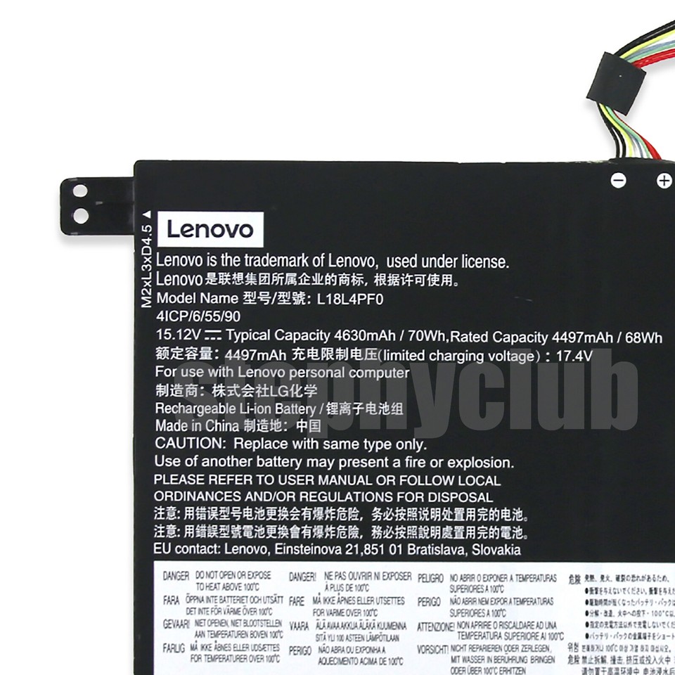 Genuine L18L4PF0 L18M4PF5 Battery for Lenovo IdeaPad S540-15IML S540 ...