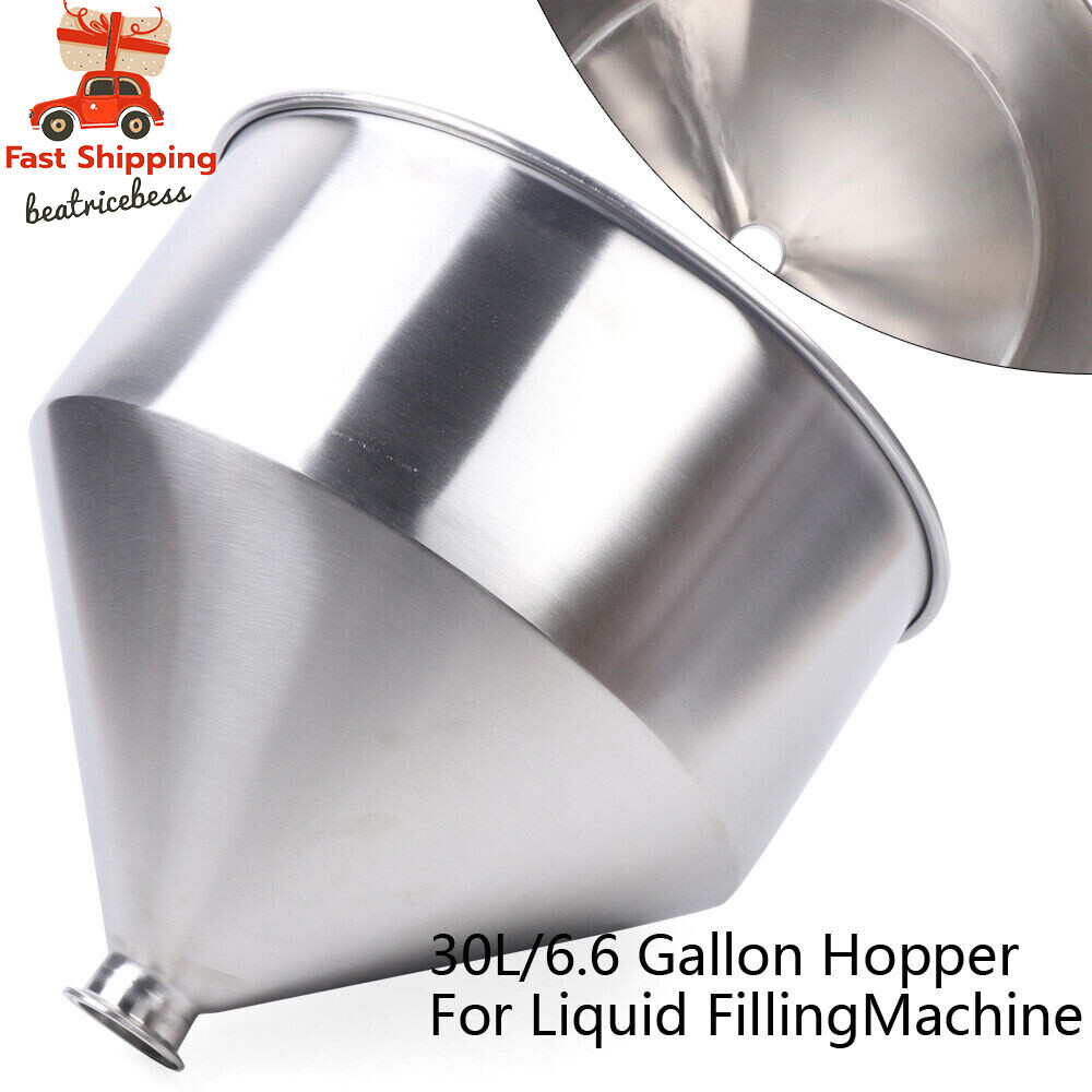 30L Hopper Tank 304 Stainless Steel Hopper for Paste Liquid Filling ...