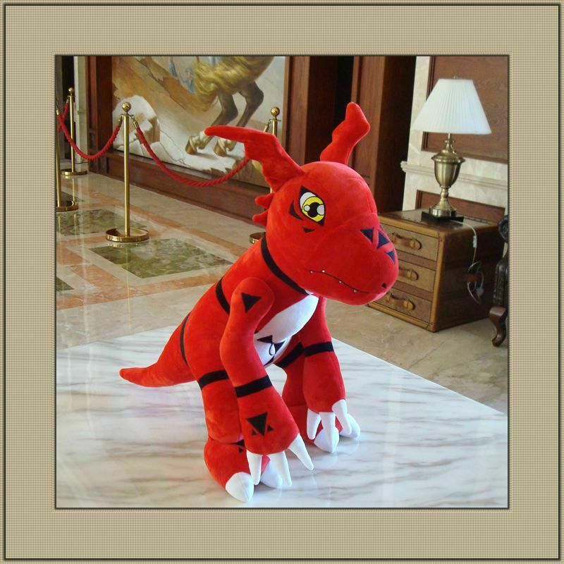Digital Digimon Guilmon Plush Doll Kids Stuffed Toy Pillow Xmas Gift | eBay