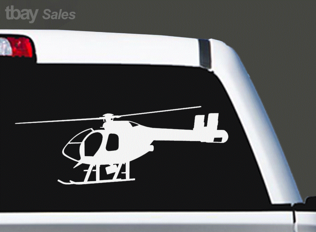 MD520 MD 520N McDonnell Douglas NOTAR Helicopter Police Military Decal ...