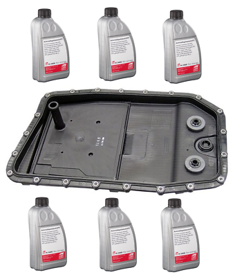 Transmission Filter Kit w/ 6L Auto Trans Fluid ZF/FEBI for BMW 545i ...