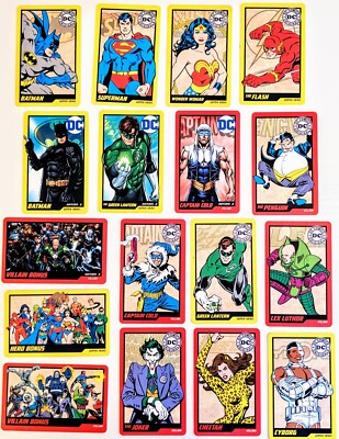 DC Comics Series 1 & 2 Arcade Coin Pusher Cards YOU CHOOSE Barcode ...